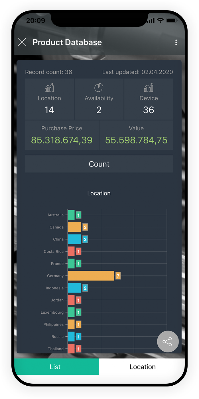 Product Database App - Open as App